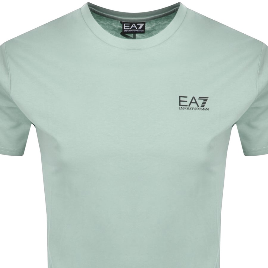 EA7 Emporio Armani Training T Shirt Blue Surf | Mainline Menswear